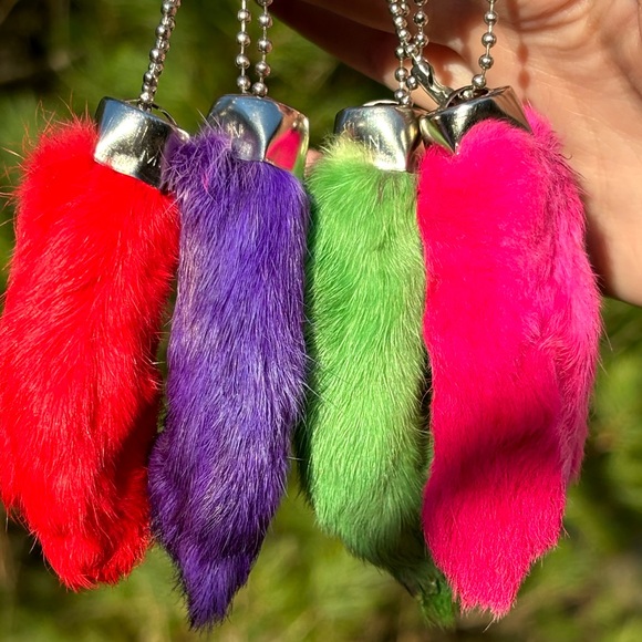 Accessories | Rabbits Foot Real Lucky Keychain Bag Accessory | Poshmark